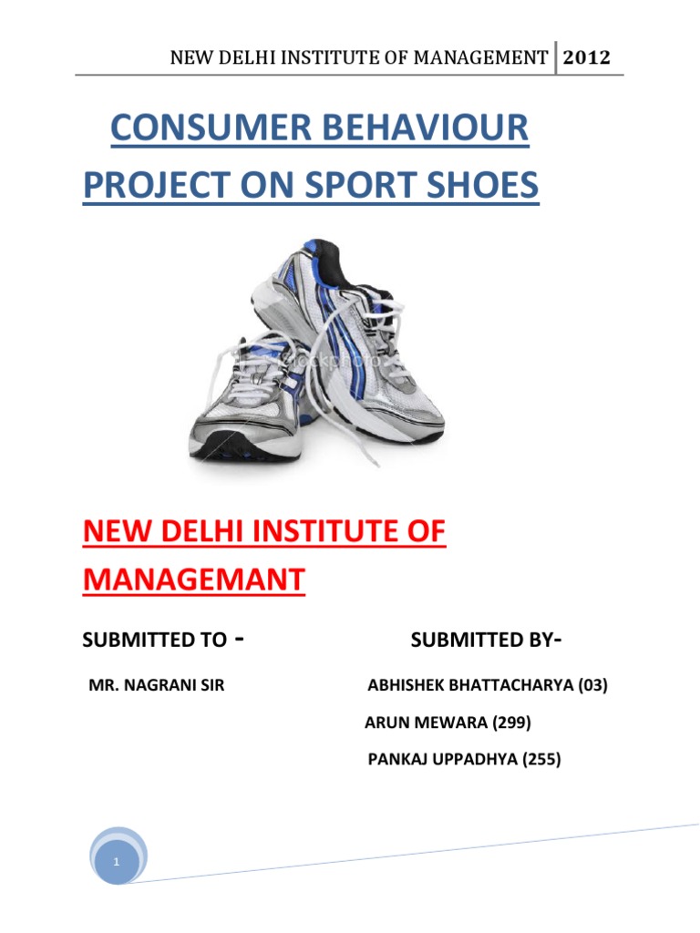 Consumer Behavior Project On Sport Shoes | PDF | Sneakers | Adidas