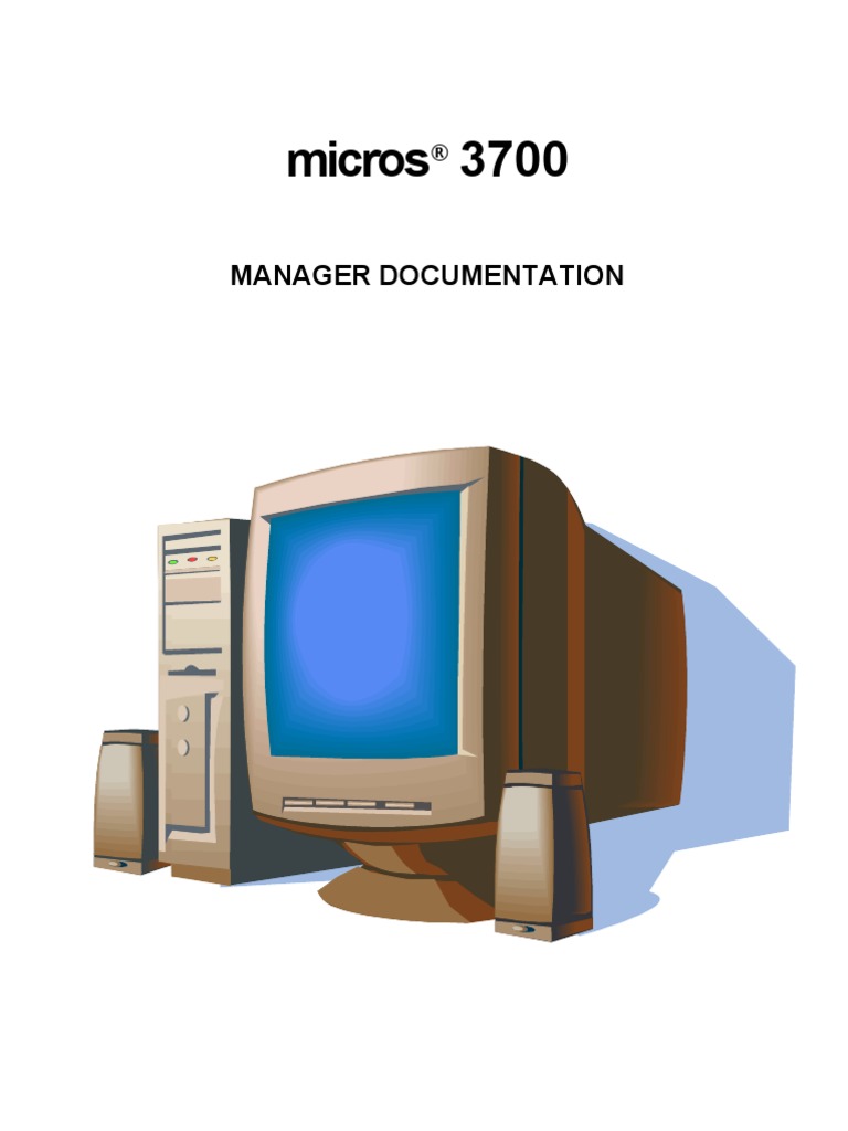 Micros 3700 MGR Manual | Download Free PDF | Menu | Computer Keyboard