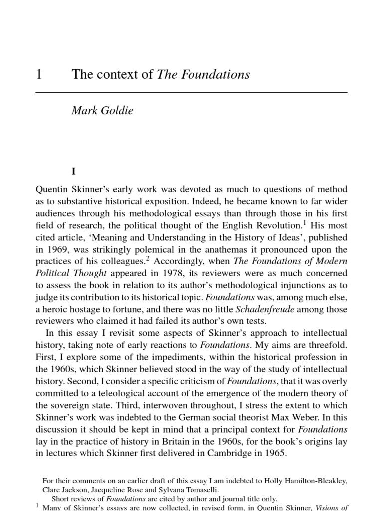 Foundation Modern Philosophy | PDF | Max Weber | Political Philosophy