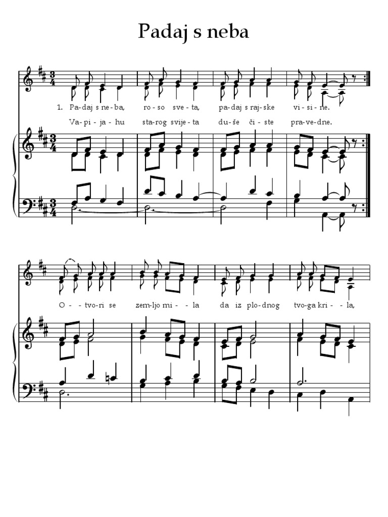 Padaj S Neba | PDF