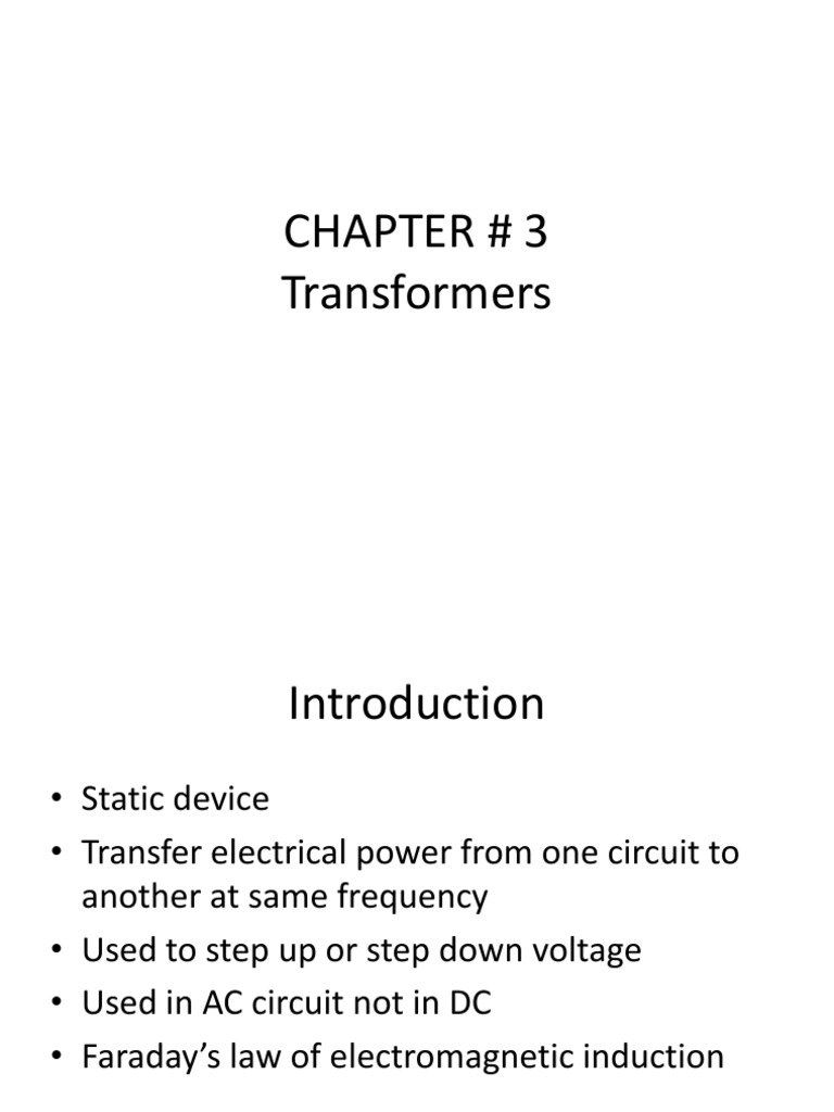 Single Phase Transformer | PDF | Transformer | Inductor
