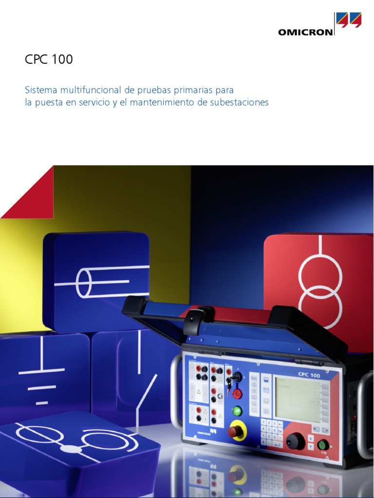 CPC 100 Brochure ESP | PDF | Transformador | Corriente eléctrica