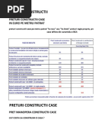 Deviz Lucrari Constructii | PDF