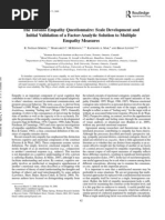 Worry Domains Questionnaire | PDF | Psychometrics | Psychological Testing