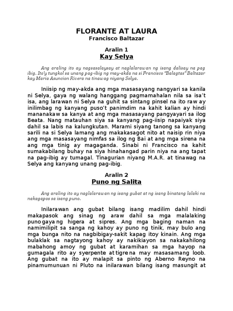 Florante at Laura | PDF