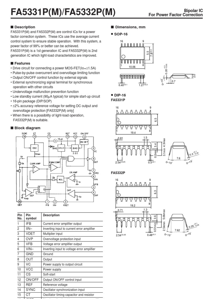 Fuji Fa5331m | PDF | Amplifier | Electronic Circuits