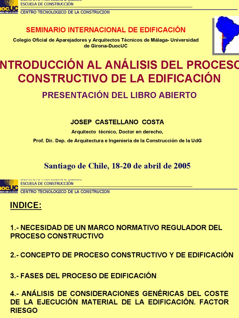 Introducción Al Analisis Del Proceso Constructivo de Una Edificación ...