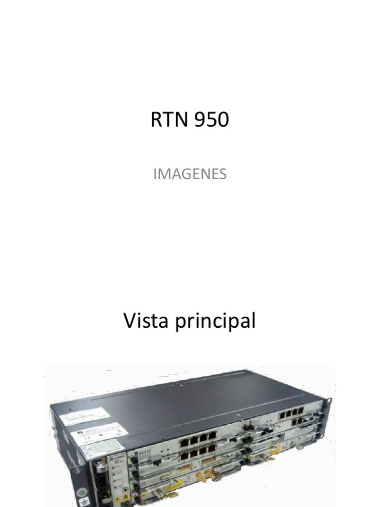 RTN 950 | PDF