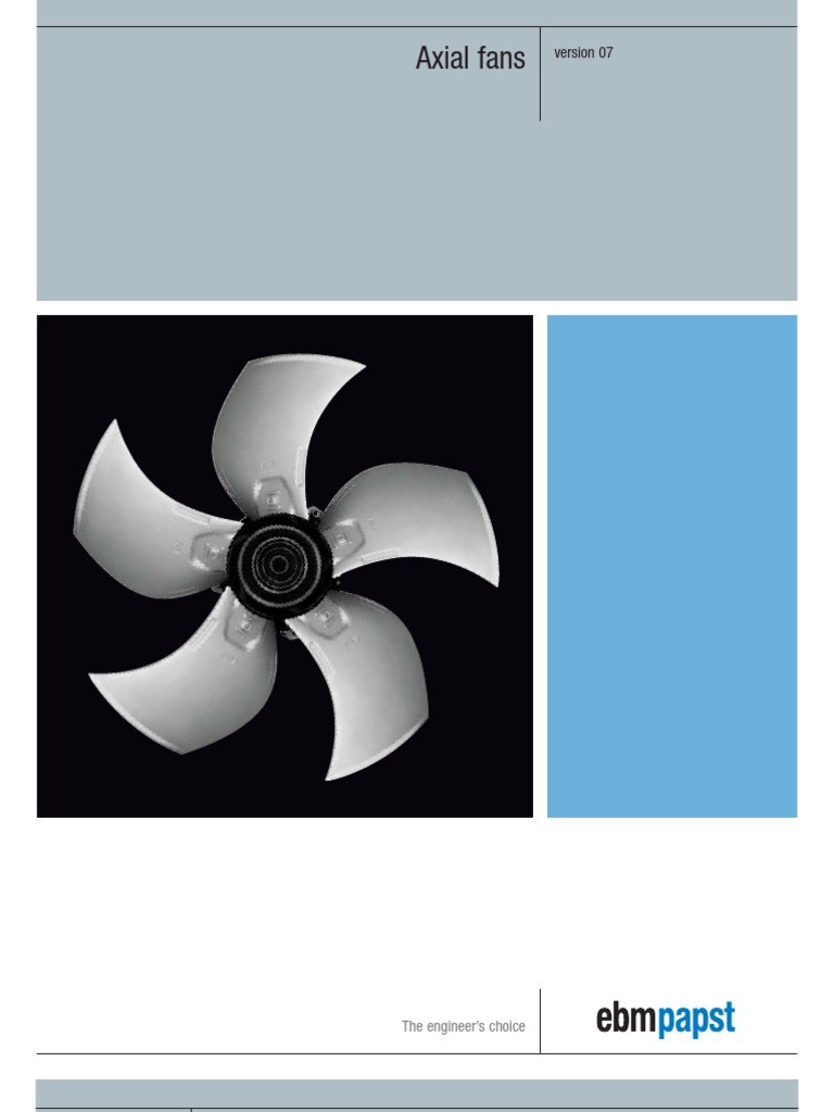 Axial | PDF | Mechanical Fan | Electrical Engineering