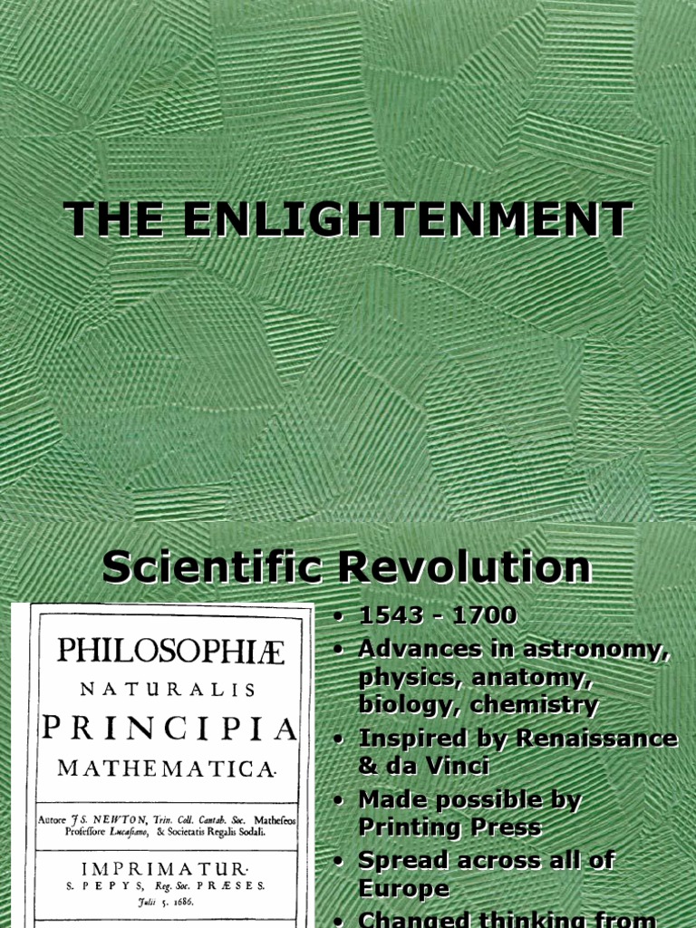 Enlightenment | PDF | Age Of Enlightenment | René Descartes