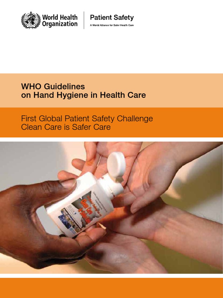 WHO Guidelines Hand Hygiene in Health Care | PDF | Hospital Acquired ...