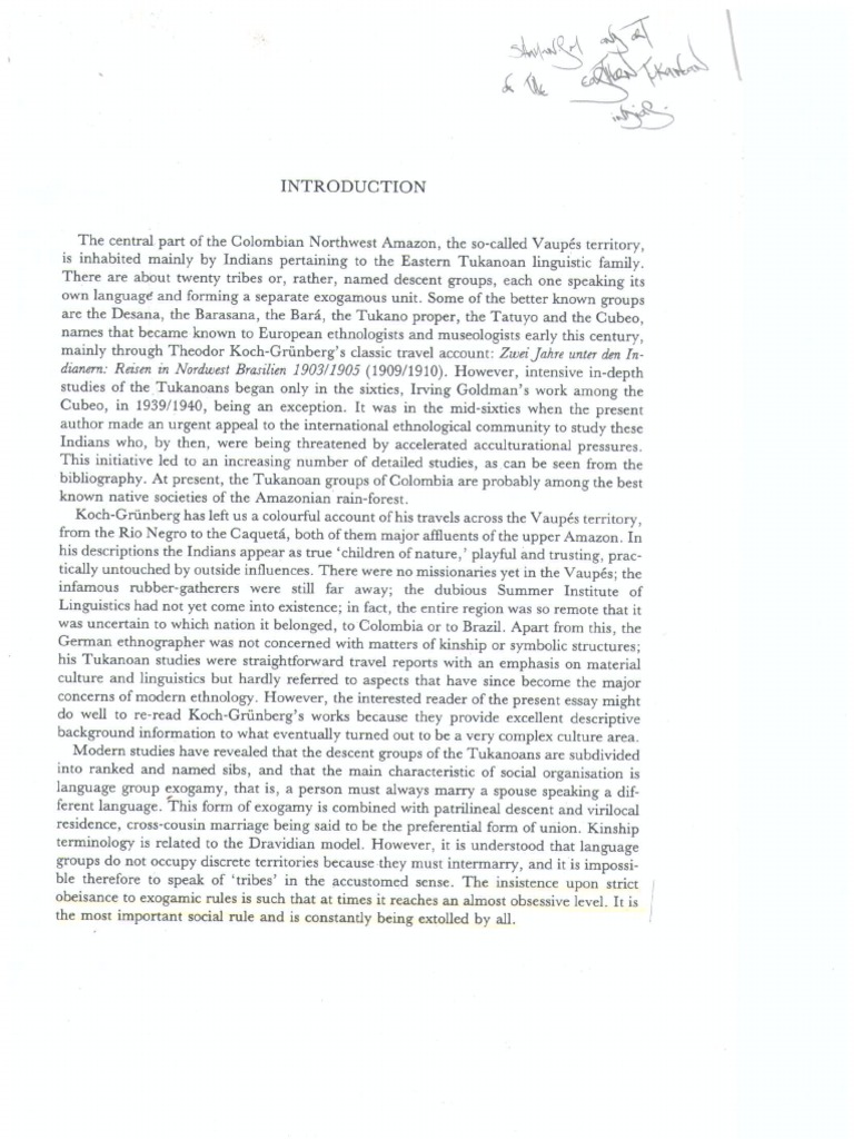 Shamanism and Art of The Easthern Tukano Indians. Gerardo Reichel ...