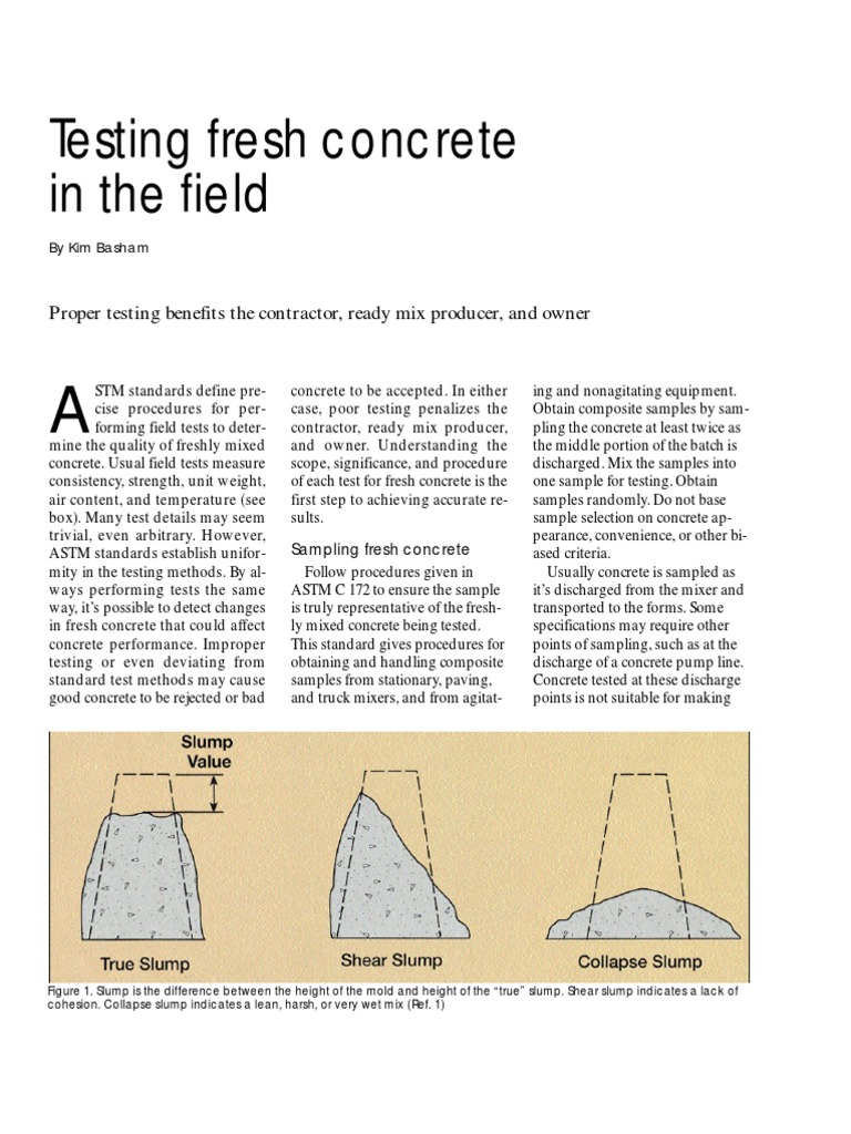 ASTM C172 English | PDF | Concrete | Materials