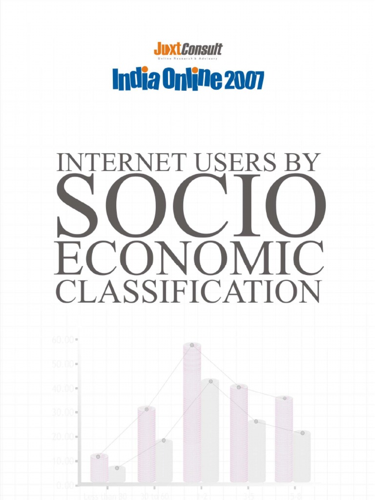JuxtConsult India Online 2007 Internet Users by Socio Economic ...