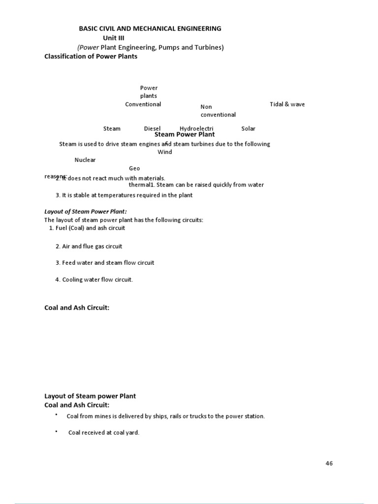 Basic Civil and Mechanical Engineering | PDF | Power Station | Neutron