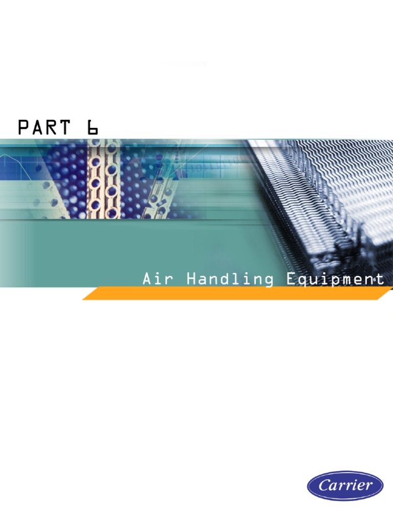 HVAC Handbook New Edition Part 6 Air Handling Equipment | PDF ...
