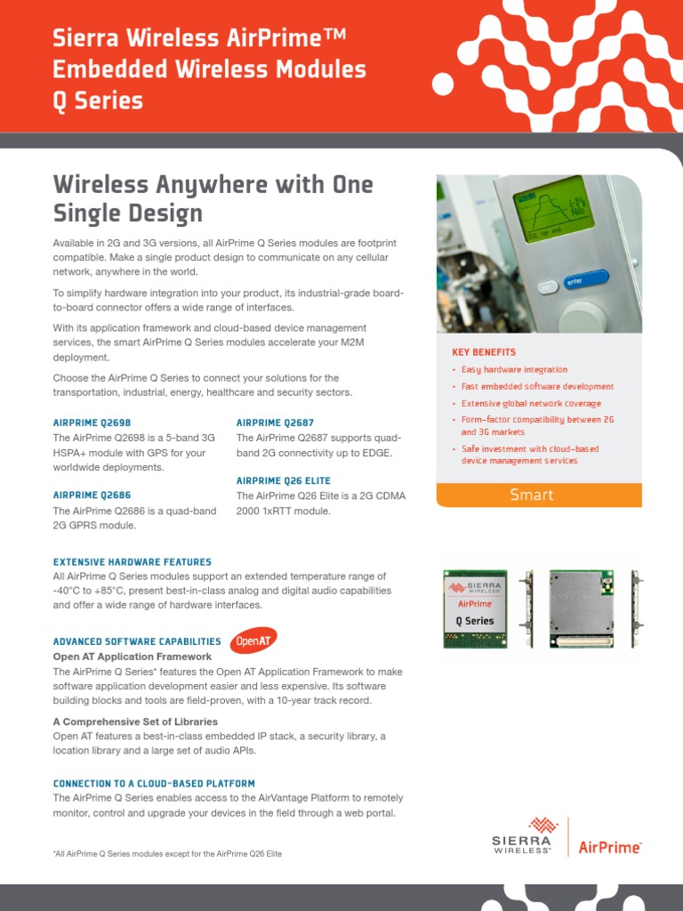 Sierra Wireless AirPrime Q Series Intelligent Embedded Modules | PDF ...