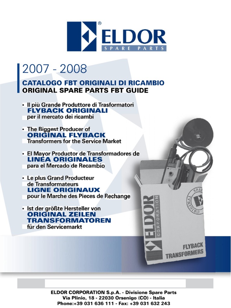 2007 08 Catalog Eldor | PDF