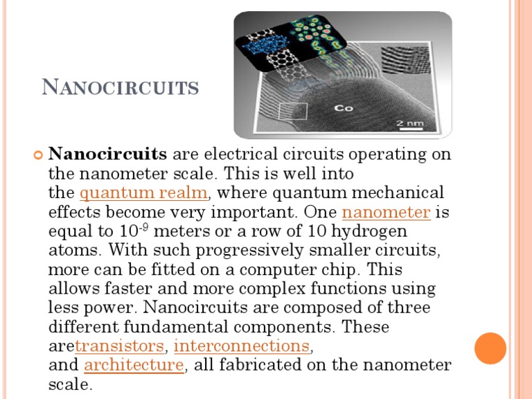 Understanding Nanocircuits and Their Components | PDF