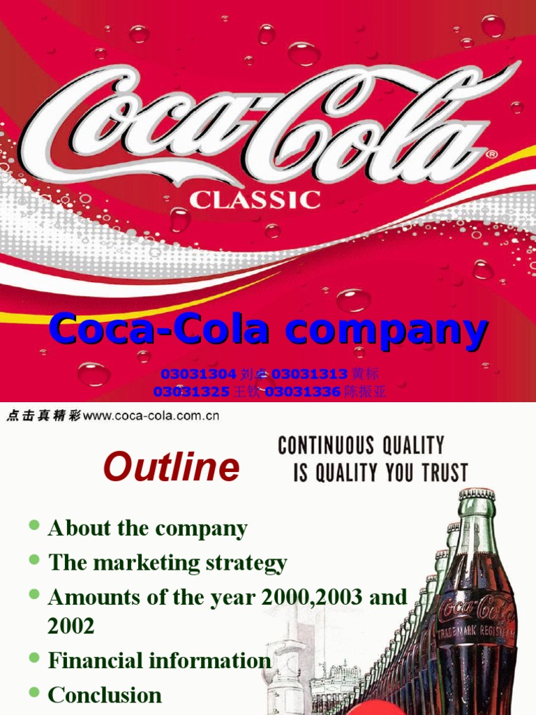 Marketing Strategy in Coca-Cola | PDF | The Coca Cola Company | Coca Cola