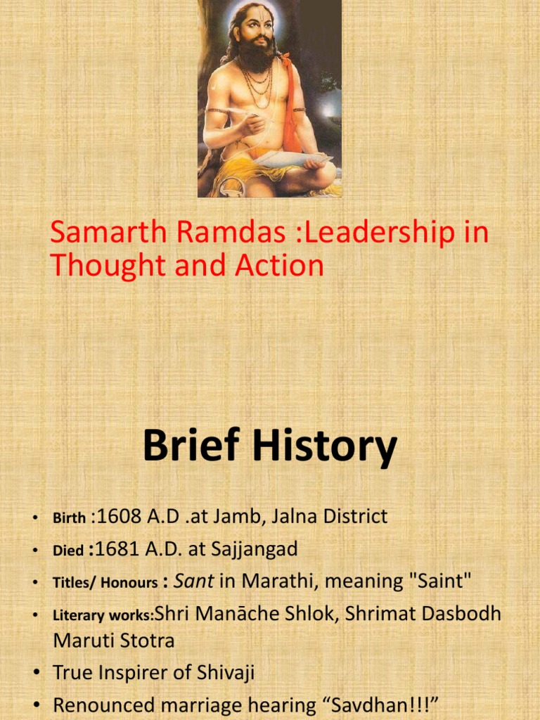 Samarth Ramdas | PDF | Religion & Spirituality | Classics