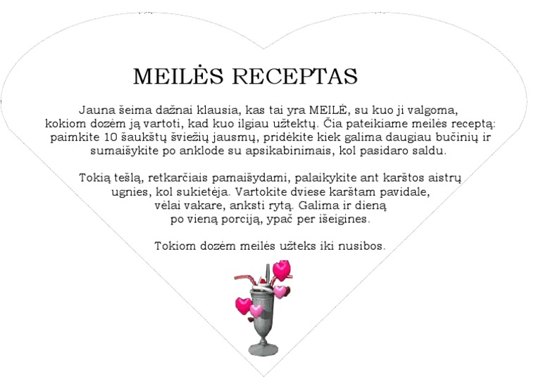 A Meiles Receptas | PDF