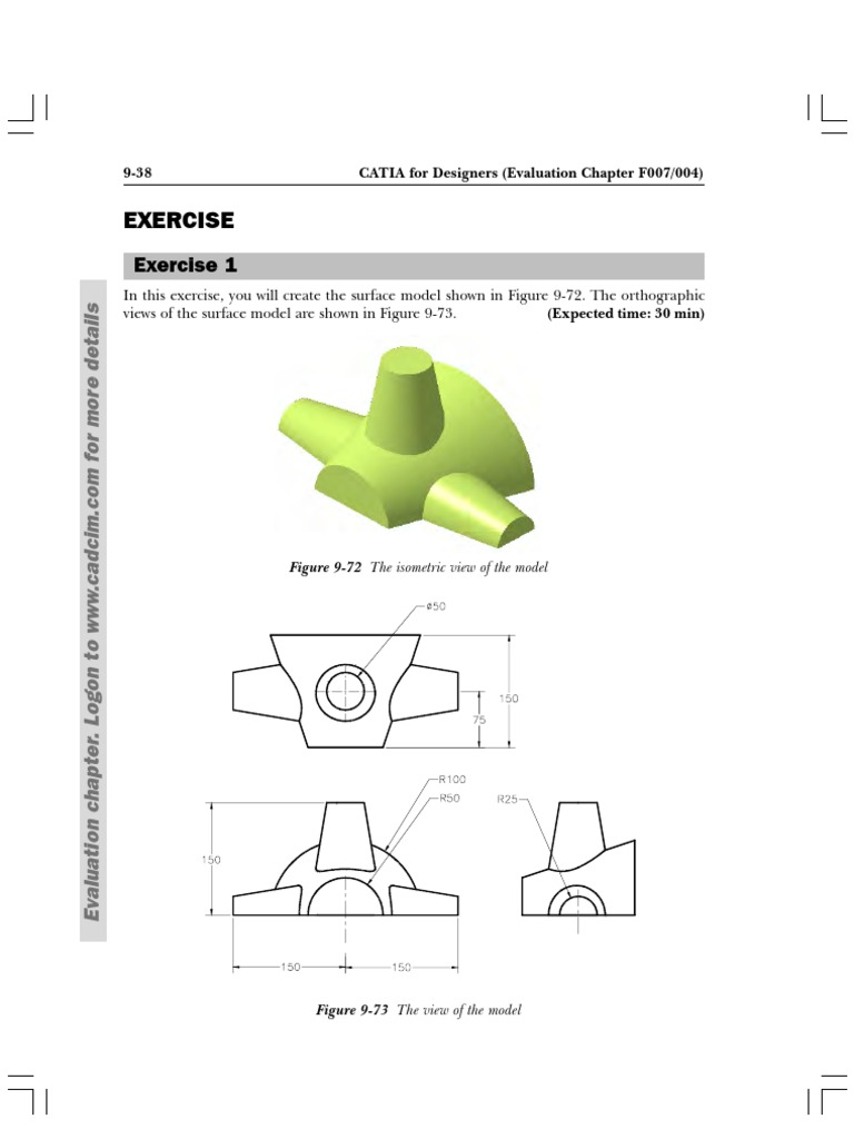 Exercise Catia PDF | PDF