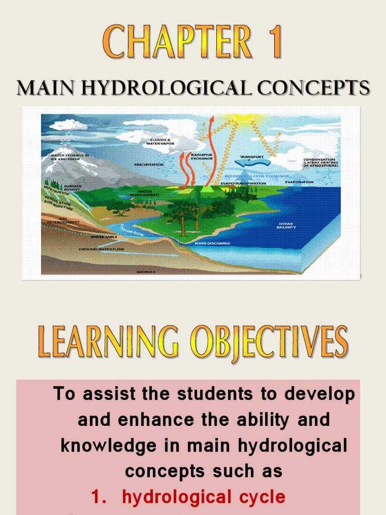 Chapter 1 Hydrology | PDF | Hydrology | Drainage Basin