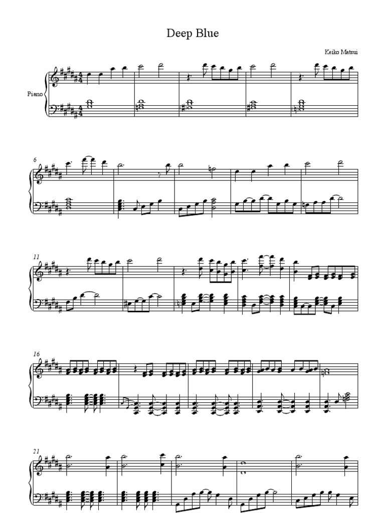Keiko Matsui - Deep Blue | PDF