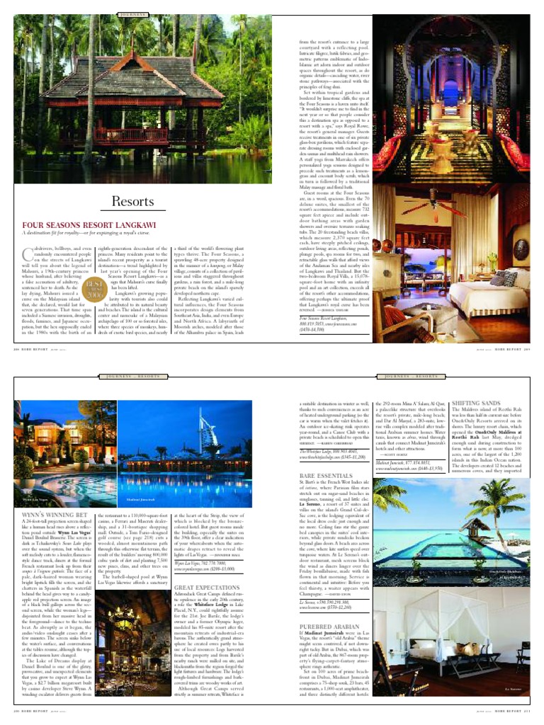 Best of Best - Resorts | PDF | Spa | Resort