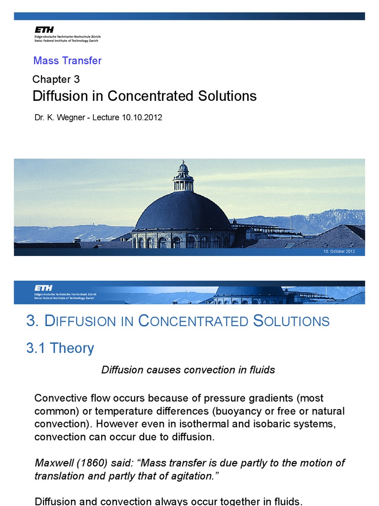 Chapter 3 ConSol PPT by E.cussler | PDF | Diffusion | Solution