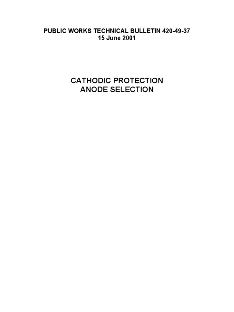 Cathodic - Protection - Anode Selection | Download Free PDF | Corrosion ...