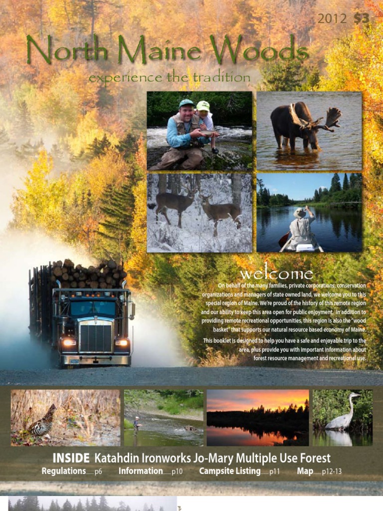 North Maine Woods Brochure | PDF | Camping | Fireworks