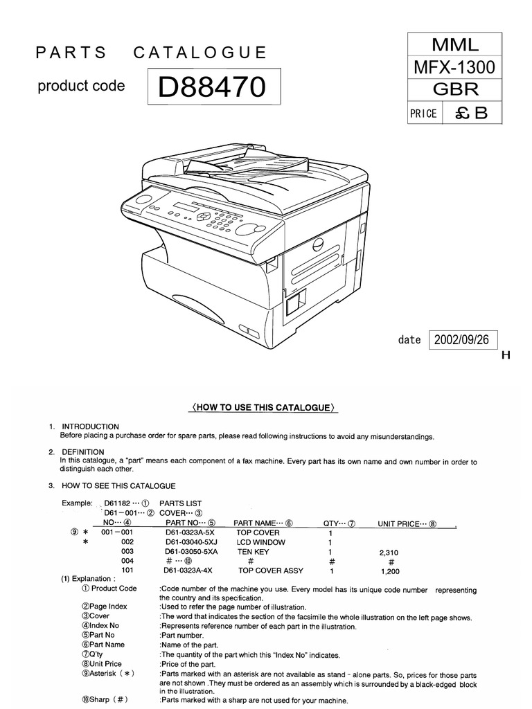 Parts Catalogue: Product Code | PDF | Computer Engineering | Electronic Engineering
