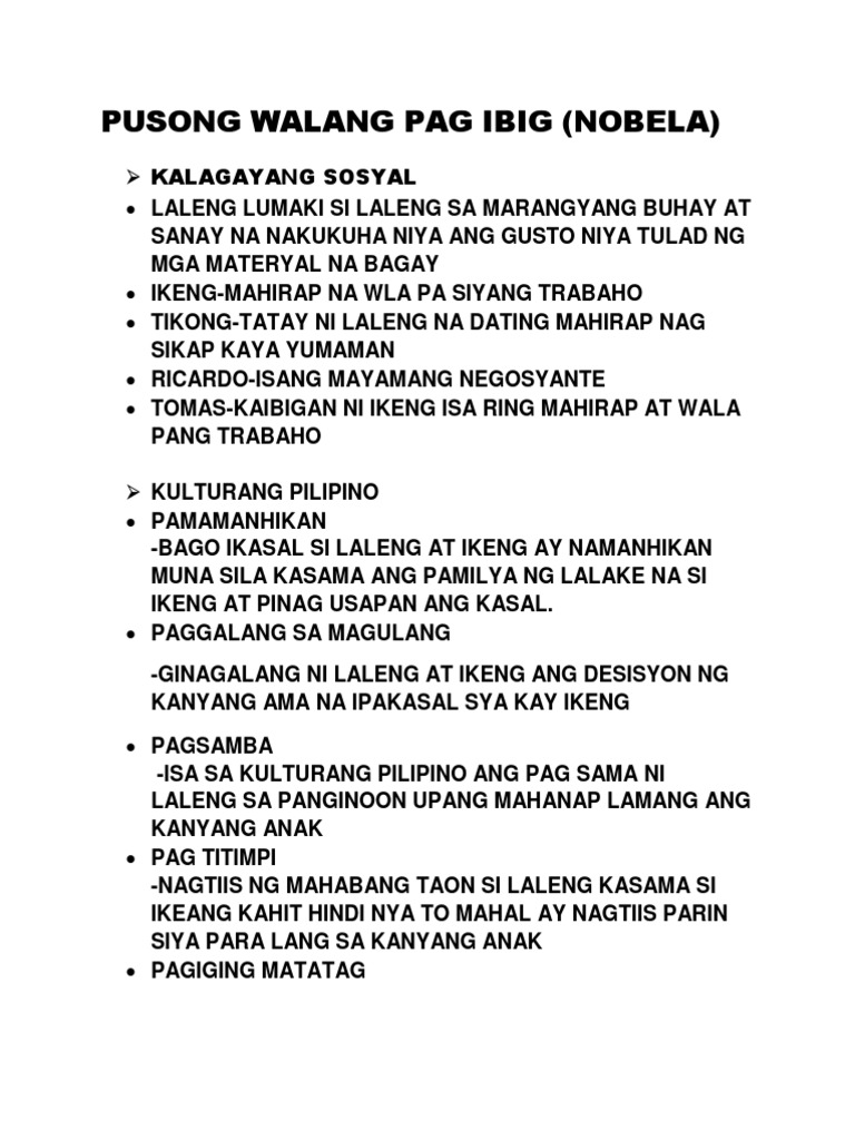 Pusong Walang Pag Ibig | PDF