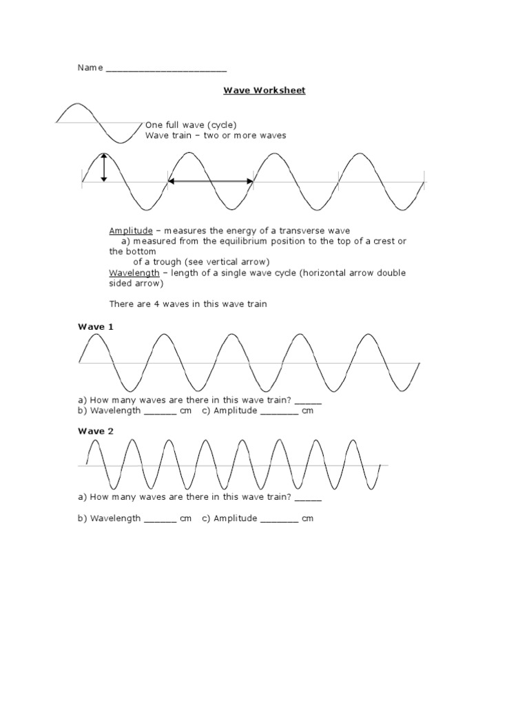 Wave Length Amplitude (Good) | PDF | Science & Mathematics