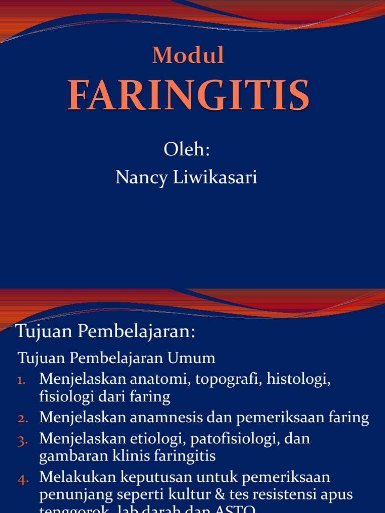 Modul Faringitis | PDF