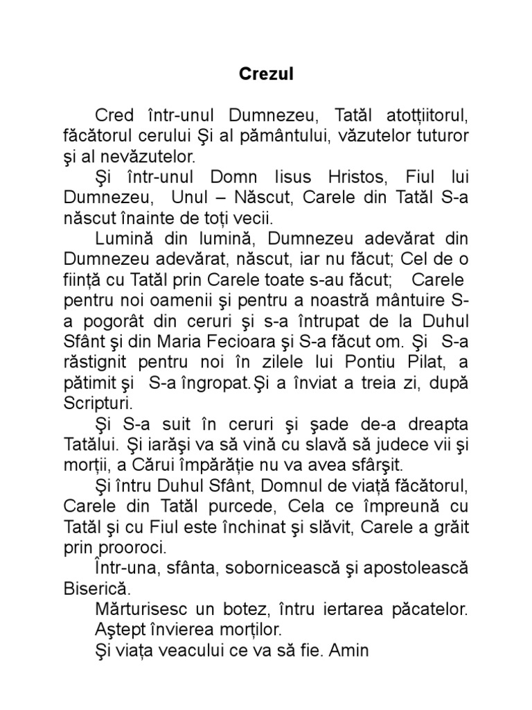 Crezul | PDF