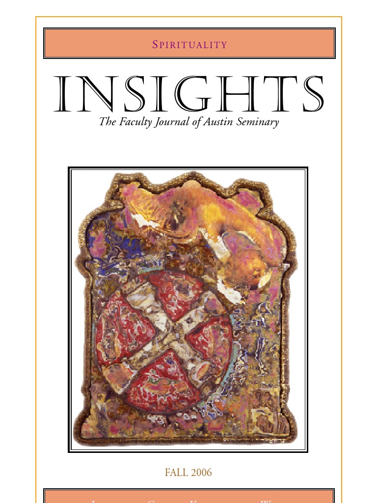 Insights: The Faculty Journal of Austin Seminary | PDF | Calvinism ...