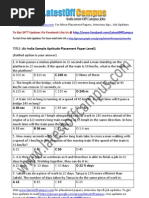 100 General Aptitude Questions With Answers PDF | PDF | Train | Speed