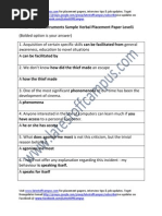 Objective Type Test | PDF | Multiple Choice | Question