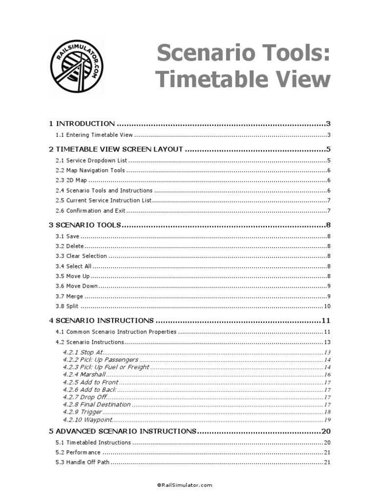 RW Timetable View Manual - Web | PDF | Icon (Computing) | Train