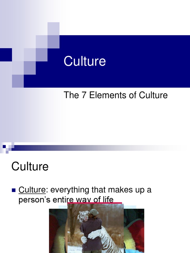 7 Elements of Culture | PDF | Monotheism | Religion And Belief