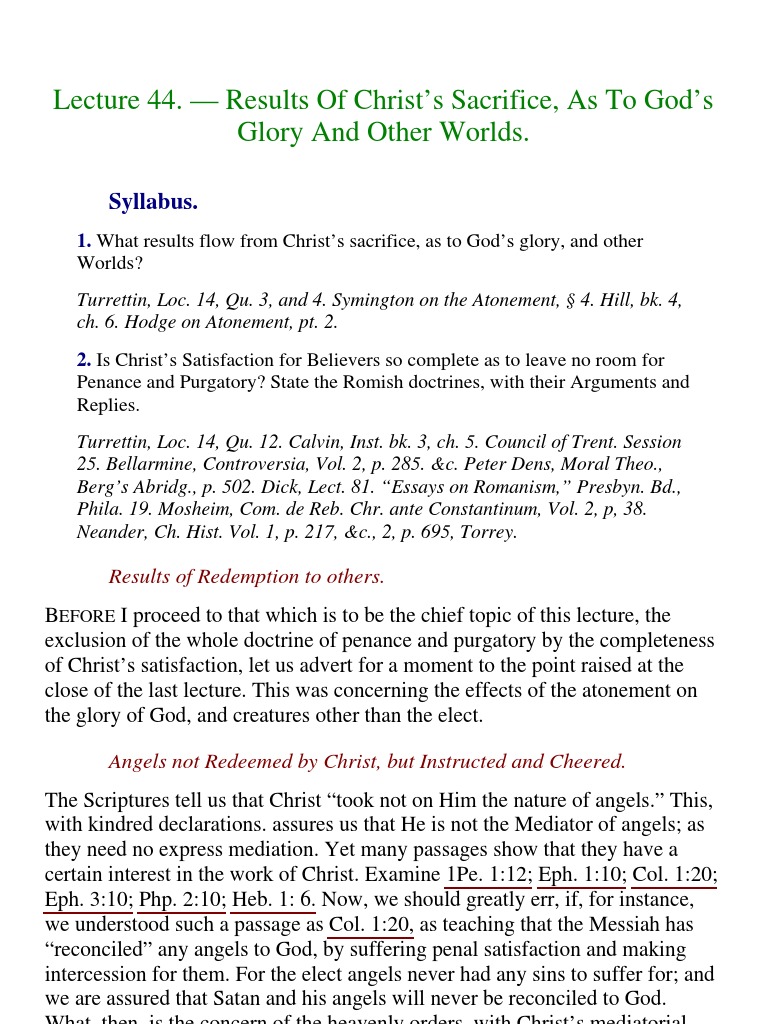 Dab Lecture44 | PDF | Purgatory | Penance