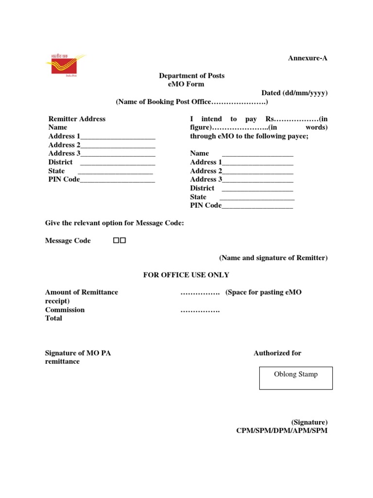 Emo Form | PDF | Payments | Services (Economics)