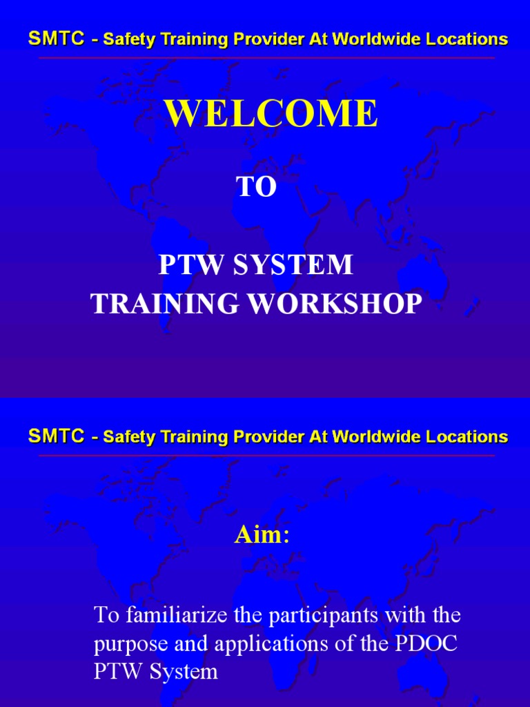 PTW Slides | Occupational Safety And Health | Safety