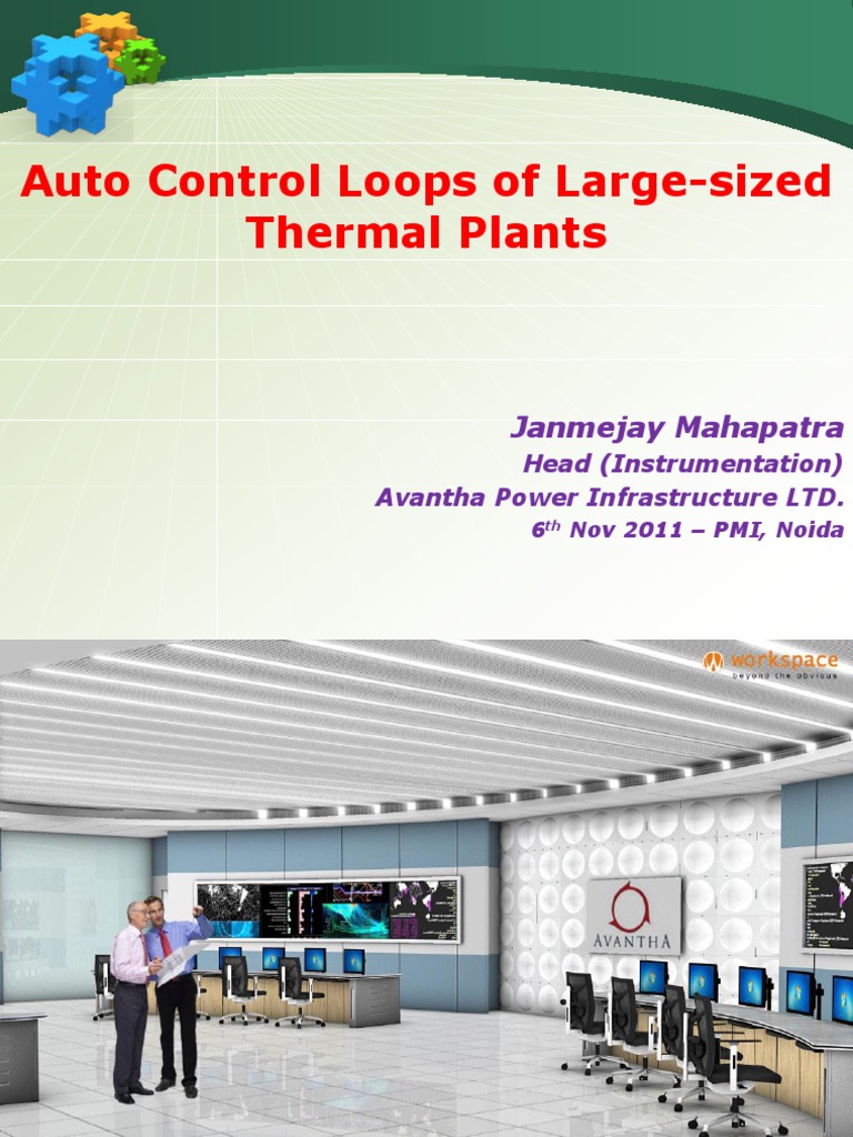 Auto Control Loops in Thermal Plants | PDF | Control System | Boiler