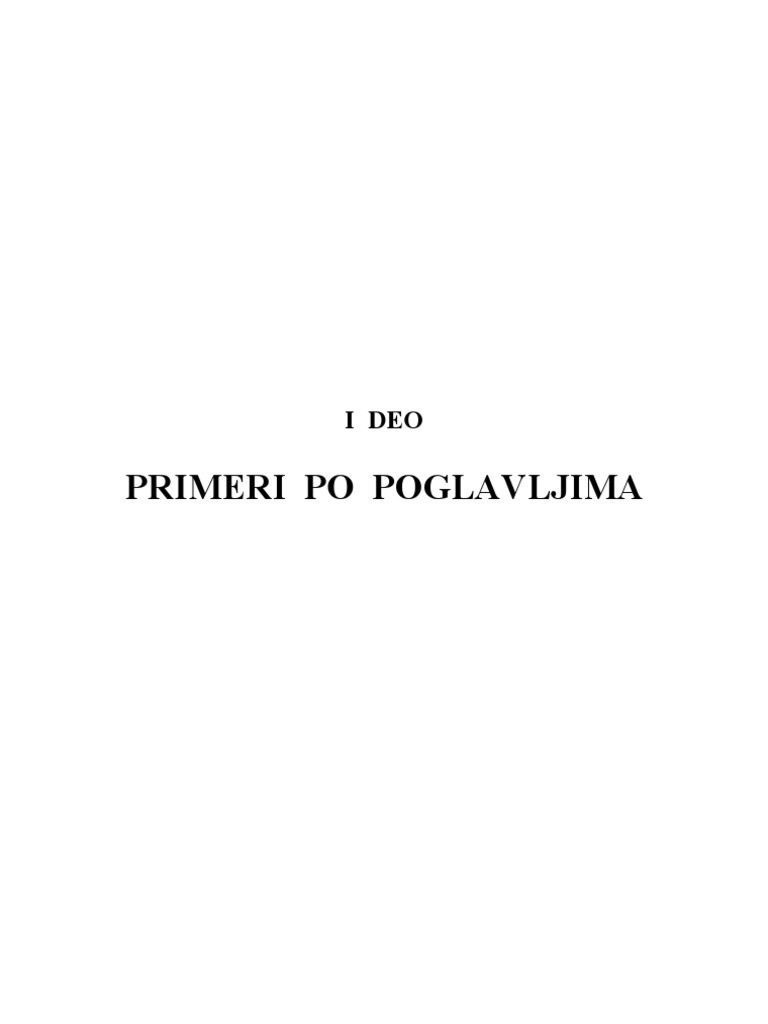 Case Study Collection in Serbian | PDF