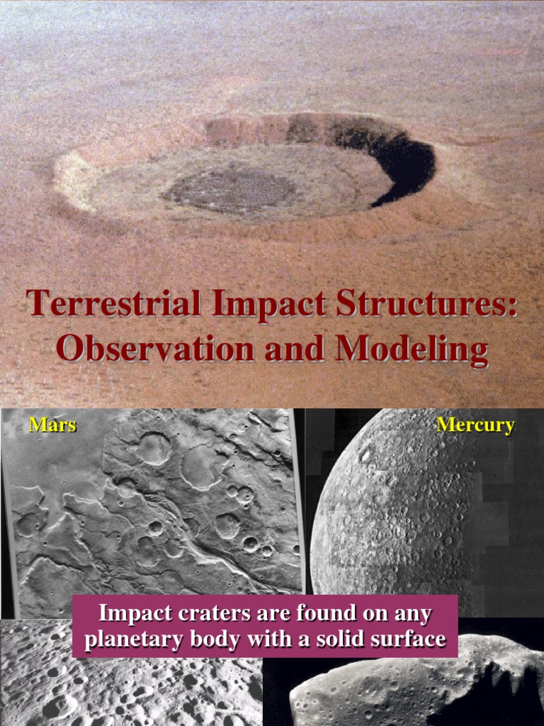 IES-04 Terrestrial Impact Structures | PDF | Impact Crater | Planetary ...