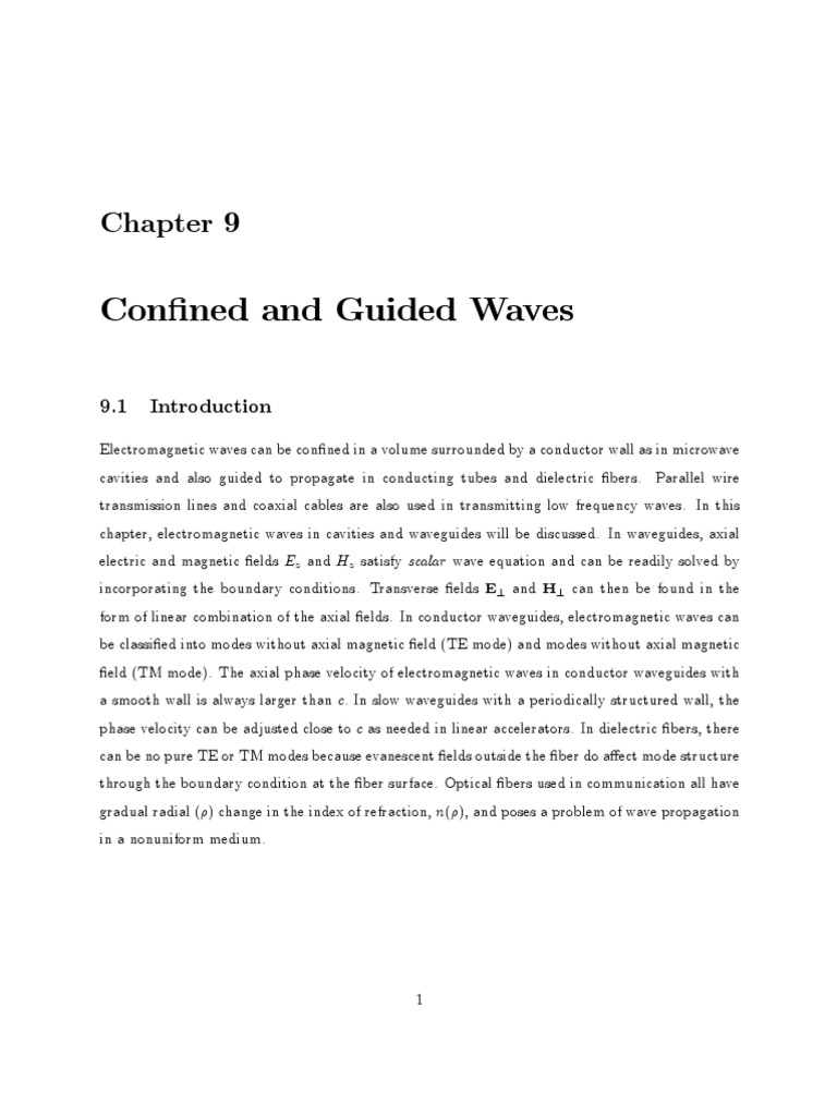 Con Ned and Guided Waves | PDF | Waveguide | Natural Philosophy